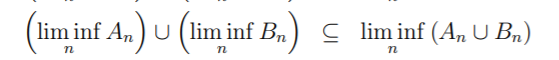 Solved lim inf Alim inf B) U (lim inf Bn) ç lim inf (An U | Chegg.com