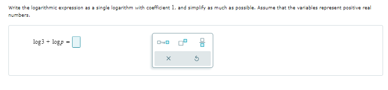 Solved Write the logarithmic expression as a single | Chegg.com