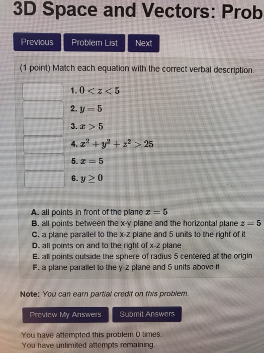Solved Match each equation with the correct verbal | Chegg.com