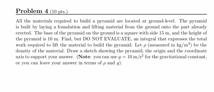 Solved Problem 4 (10 pts.) All the materials required to | Chegg.com