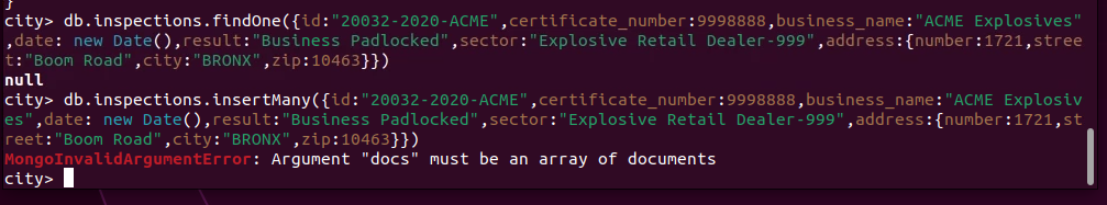Solved CURRENTLY USING MONGO DB.Using the appropriate | Chegg.com