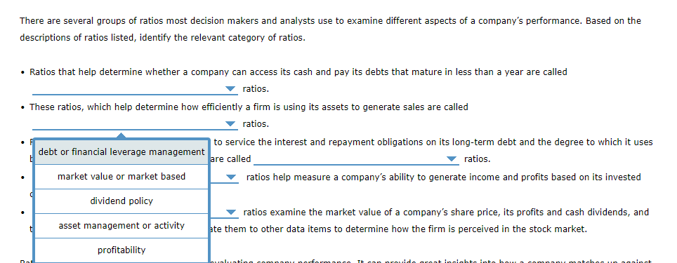 Solved 1. Ratio analysis A company reports accounting data | Chegg.com