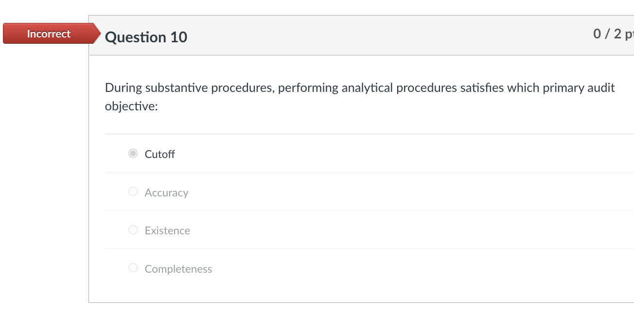 During substantive procedures, performing analytical | Chegg.com