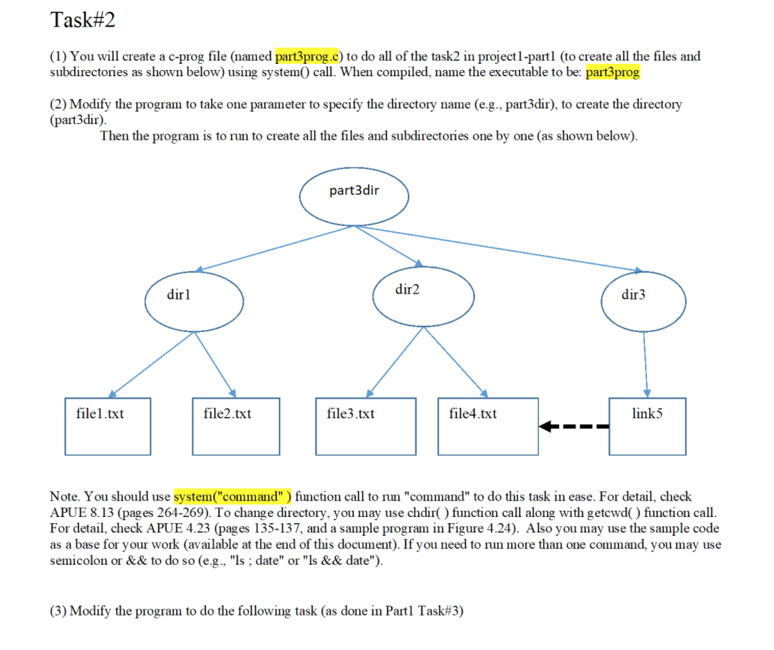 Solved Task#2 (1) You will create a c-prog file (named | Chegg.com