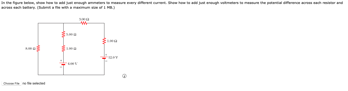 Solved across each battery. (Submit a file with a maximum | Chegg.com