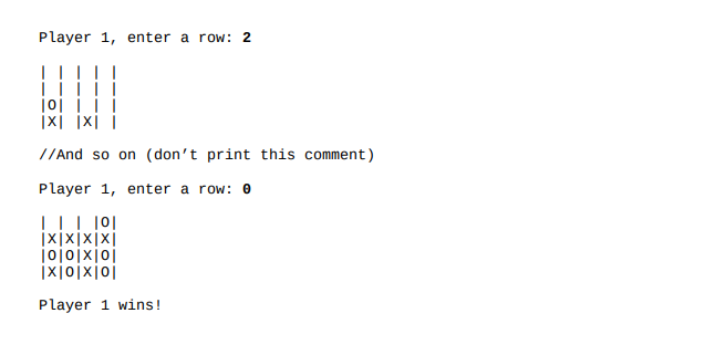 Assignment 6C: Connect Four. Now that we've learned | Chegg.com