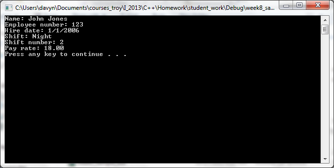 Solved Programming Challenges 1. Employee and | Chegg.com