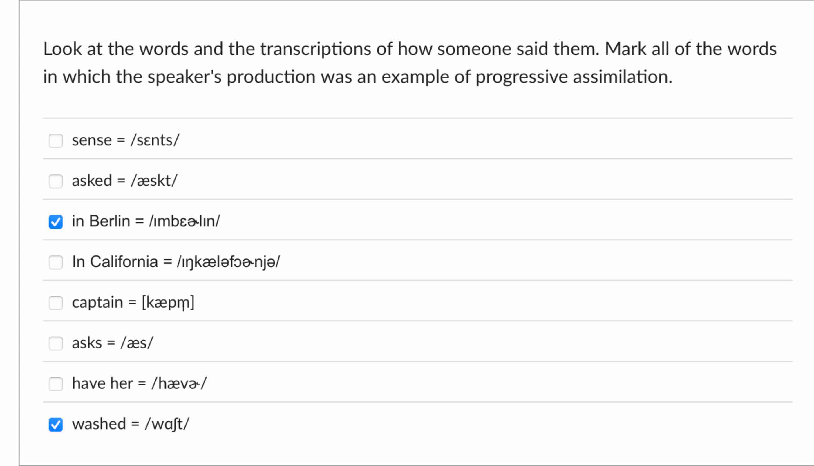 Look at the words and the transcriptions of how | Chegg.com