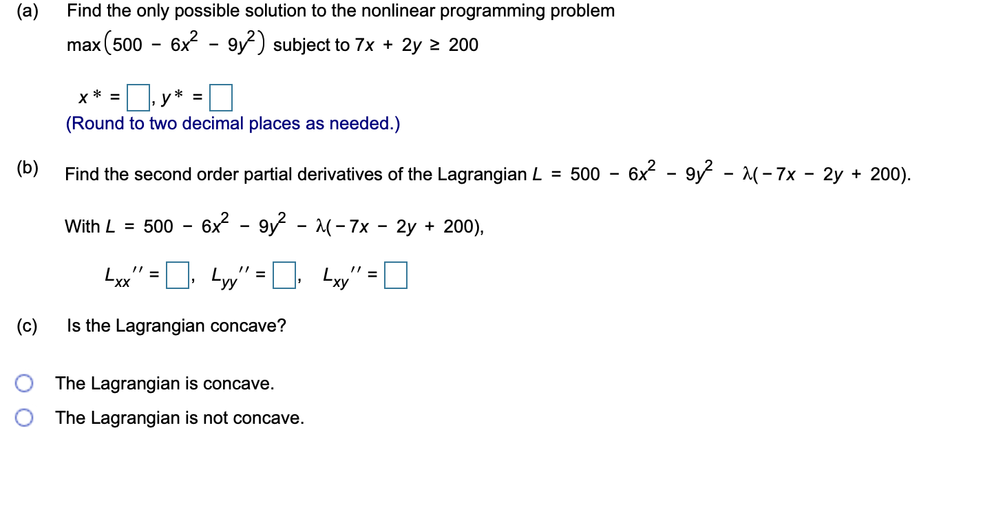 Solved (a) Find the only possible solution to the | Chegg.com