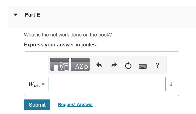 Solved You push your physics book 1.90 mm along a horizontal | Chegg.com