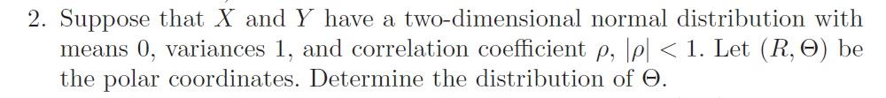 Solved 2 Suppose That X And Y Have A Two Dimensional Normal