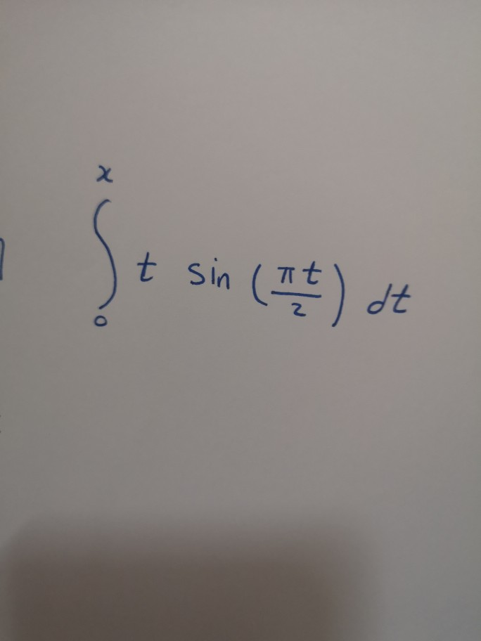 Solved I ) t sin (It) at | Chegg.com
