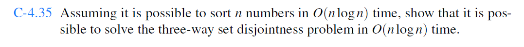 Solved C-4.35 Assuming it is possible to sort n numbers in | Chegg.com