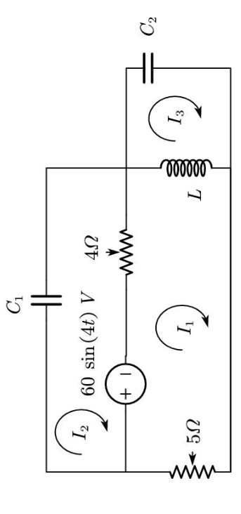 Solved Consider the circuit below, with C1 = 0.5F, C2 = 2F | Chegg.com