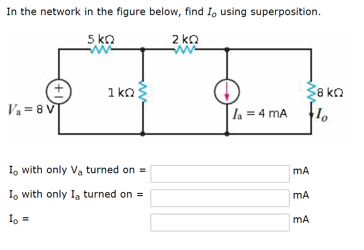 Solved In the network in the figure below, find Io | Chegg.com