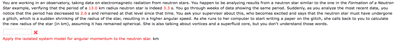 Solved You are working in an observatory, taking data on | Chegg.com