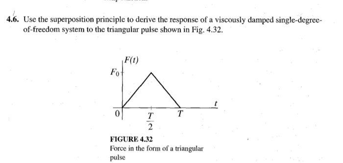 Solved 4.6. Use the superposition principle to derive the | Chegg.com
