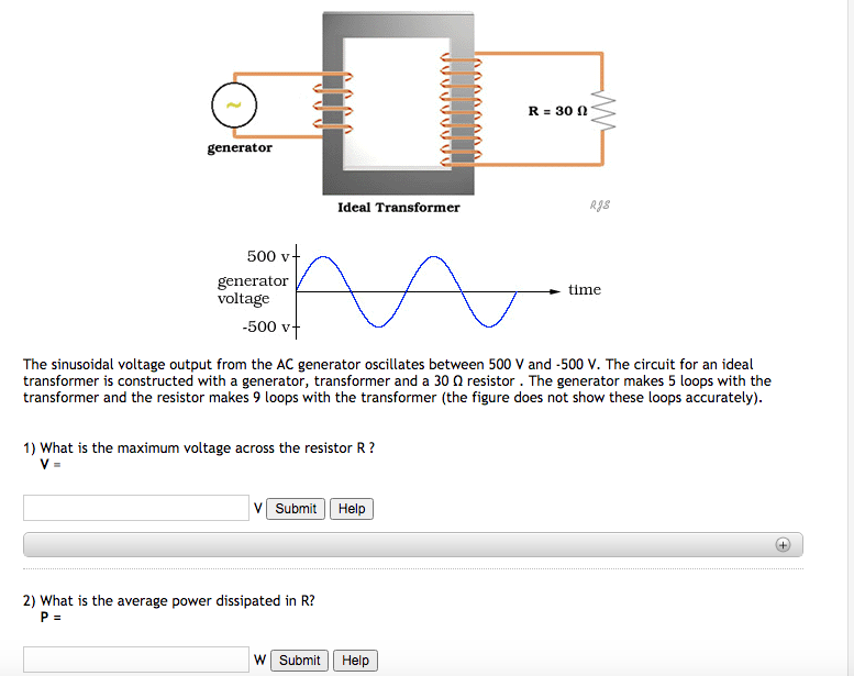 Solved VVVV ( 1 1 1 1 1 1 1 R = 300 A generator Ideal | Chegg.com