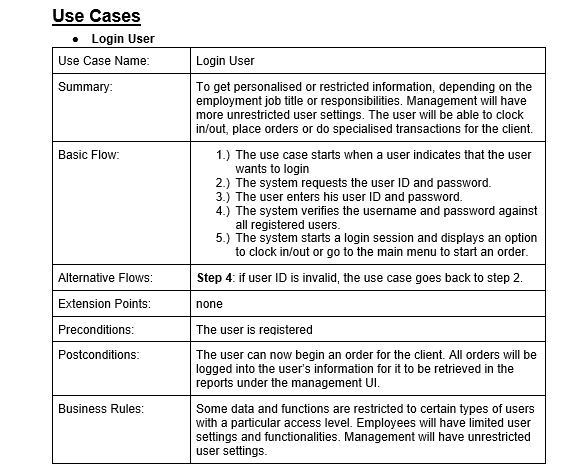 Solved 3. Use-case Realization In your requirements | Chegg.com