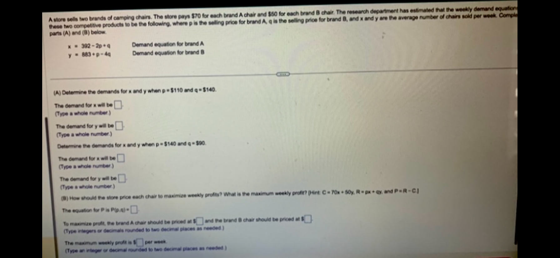 Solved Please answer both A & B. ﻿Thank you. | Chegg.com