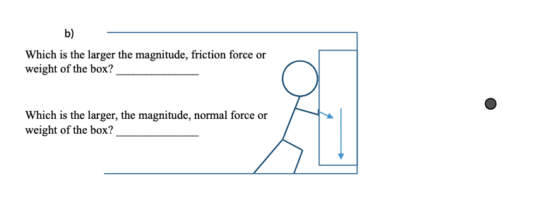 Solved For parts a) through c), a person is pushing a box | Chegg.com