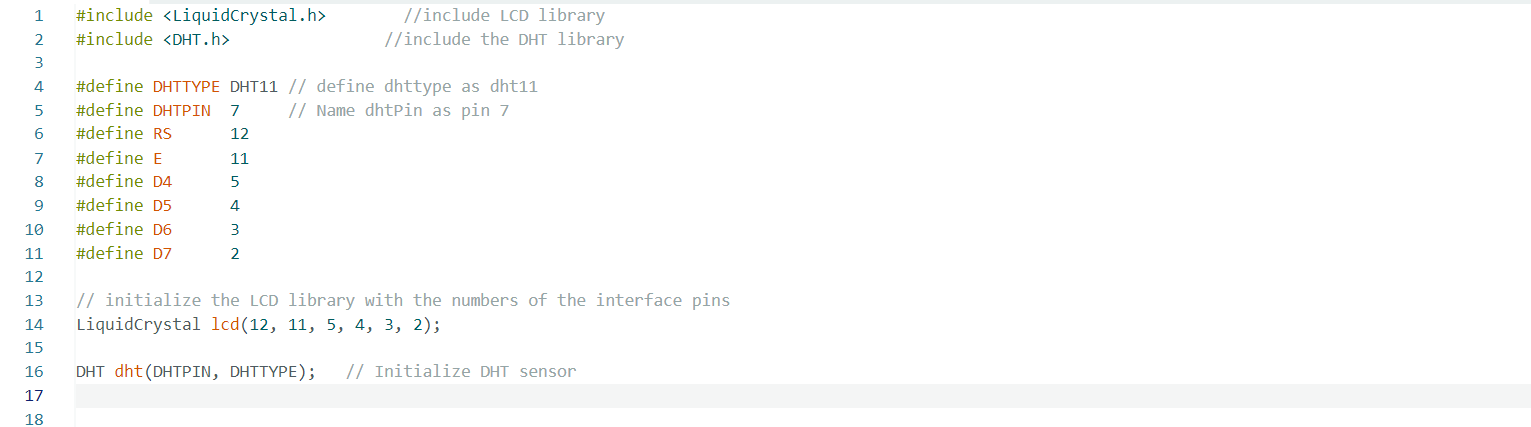 Need Help. interfacing a DHT11 temp and humidity | Chegg.com