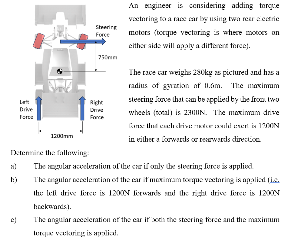 Solved either side will apply a different force). The race | Chegg.com