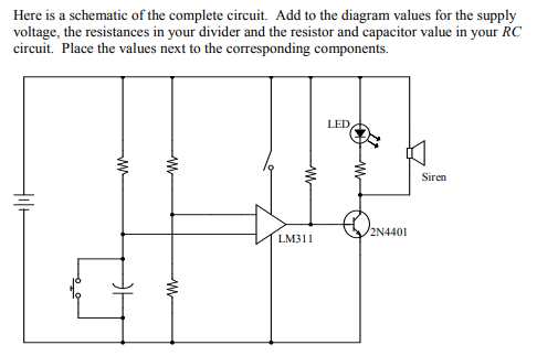Solved Here is a schematic of the complete circuit. Add to | Chegg.com