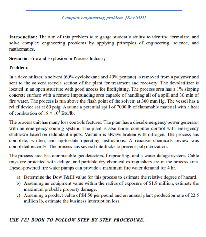Complex engineering problem [Key Sol] Introduction: | Chegg.com