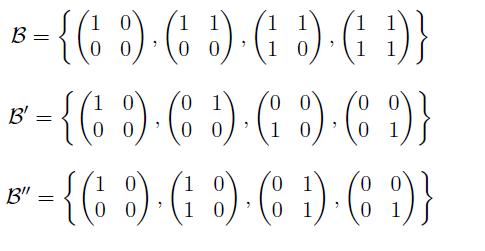 Solved Let M2(R) be the vector space of 2 × 2 matrices with | Chegg.com