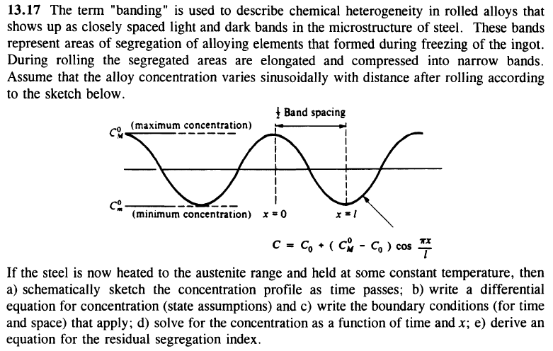 13.17 The term "banding" is used to describe chemical | Chegg.com
