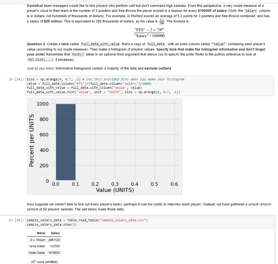 Solved 3. Sampling Basketball Players This exercise uses | Chegg.com