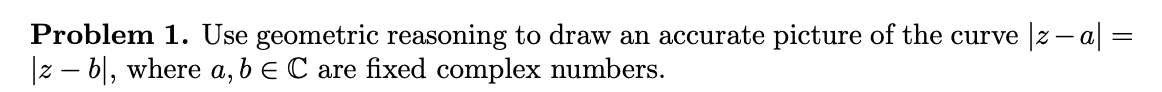 Solved Problem 1. ﻿Use geometric reasoning to draw an | Chegg.com