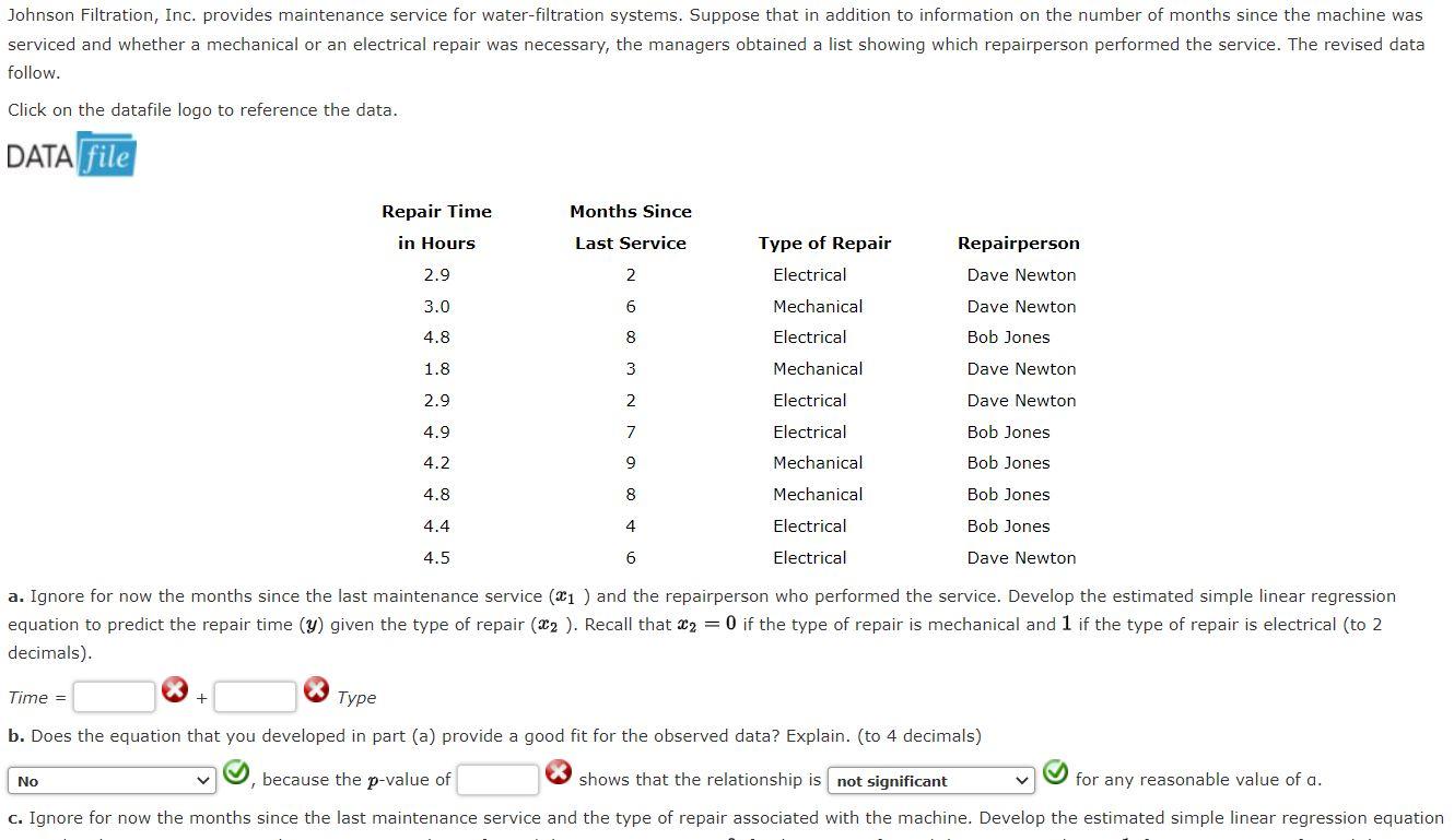 Solved follow. Click on the datafile logo to reference the | Chegg.com