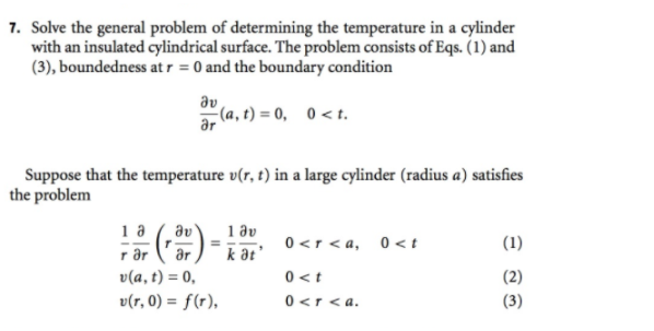 Solved 7. Solve the general problem of determining the | Chegg.com