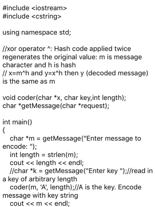 Solved Using the provided starter code encoder1.cpp, you are | Chegg.com
