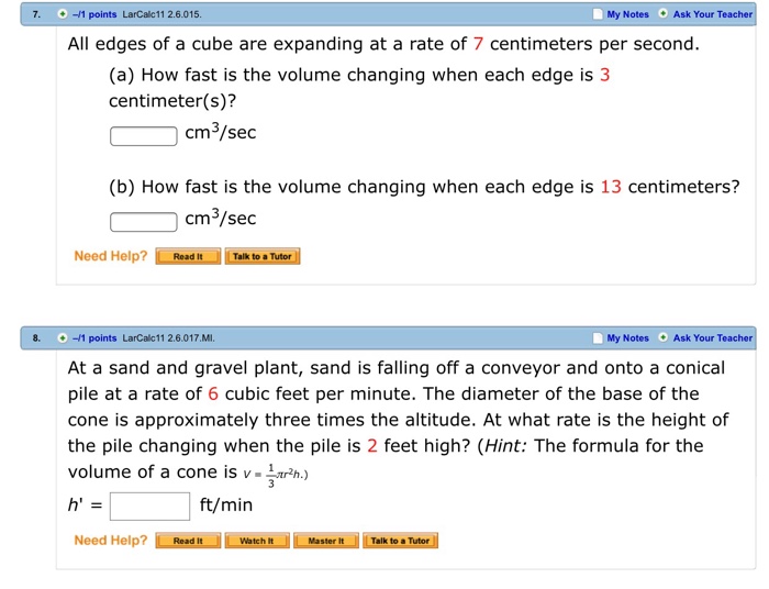 Solved 7. -1 points LarCalc11 2.6.015. My Notes Ask Your | Chegg.com Solved 7. -1 points LarCalc11 2.6.015. My Notes Ask Your | Chegg.com