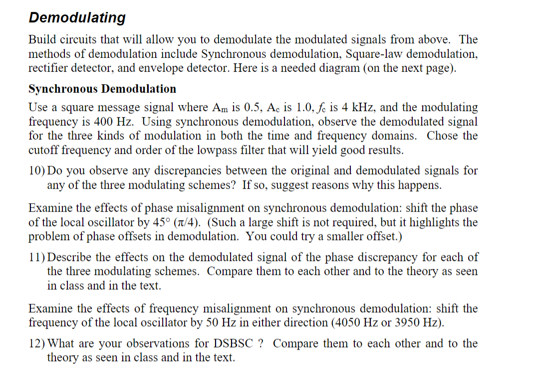 Solved Objective To implement three types of amplitude | Chegg.com