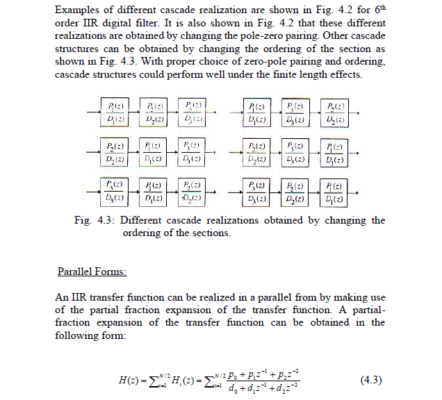 Solved Experiment 4 Parallel Realization of Infinite Impulse | Chegg.com