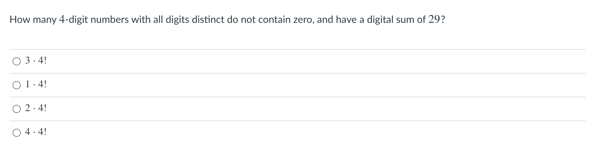 Solved How many 4-digit numbers with all digits distinct do | Chegg.com