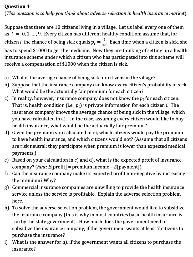 Solved Question 4 (This question is to help you think about | Chegg.com