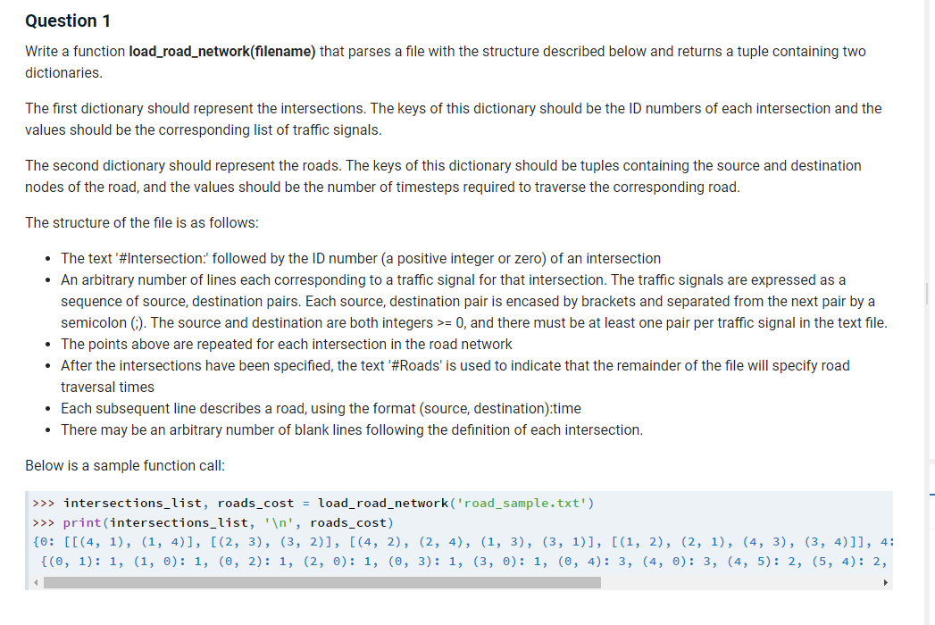 Solved The road network A road network can be modelled as a | Chegg.com