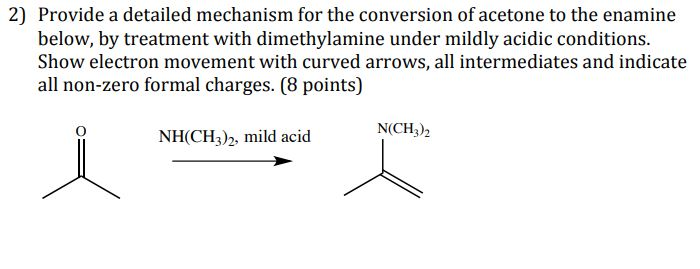 Solved 2) Provide a detailed mechanism for the conversion of | Chegg.com