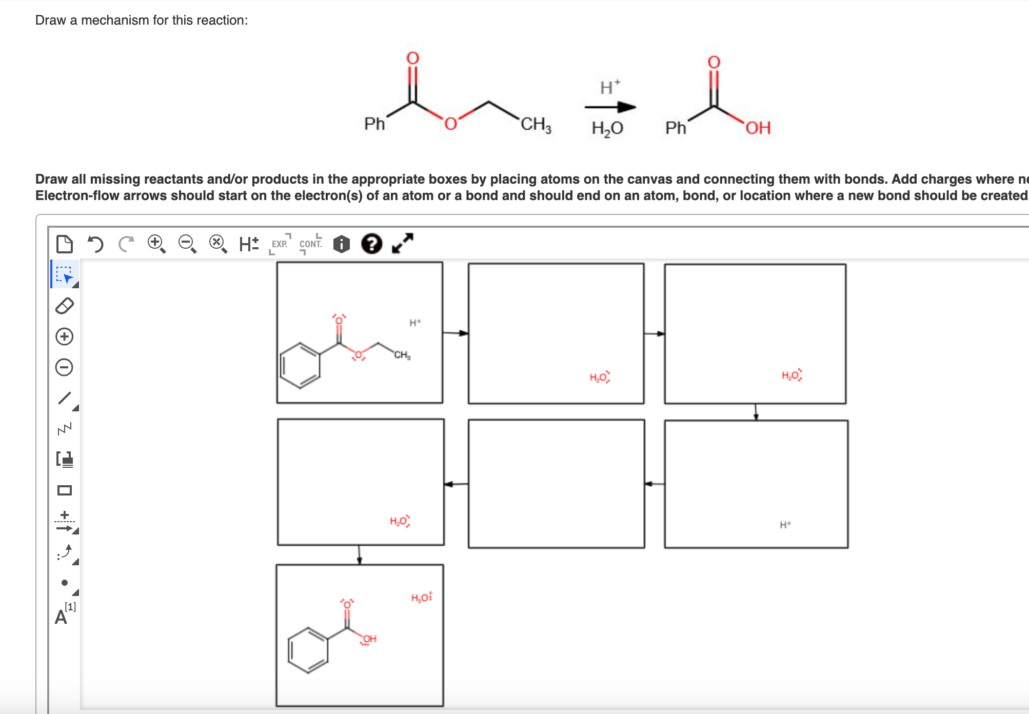 Solved Draw a mechanism for this reaction:Draw all missing | Chegg.com