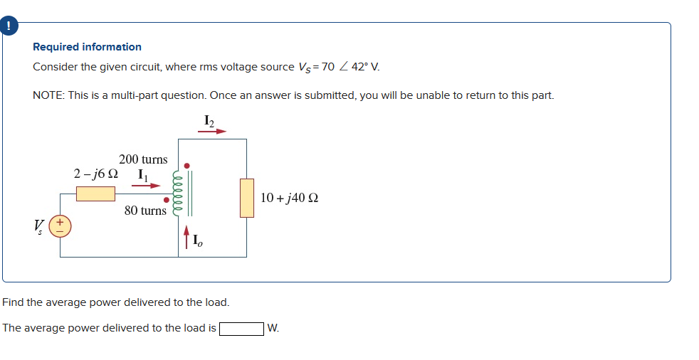 Solved Required information Consider the given circuit, | Chegg.com