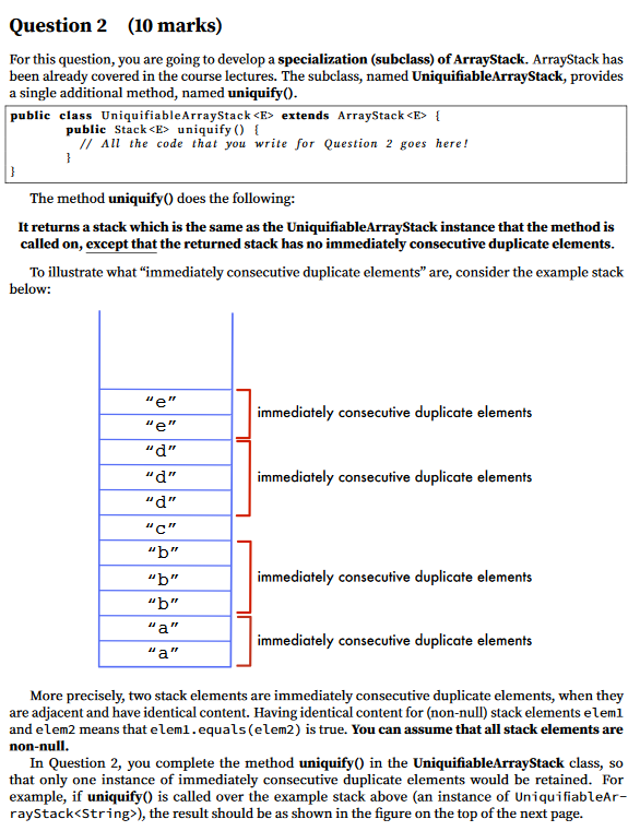 Solved Question 2 (10 marks) For this question, you are | Chegg.com