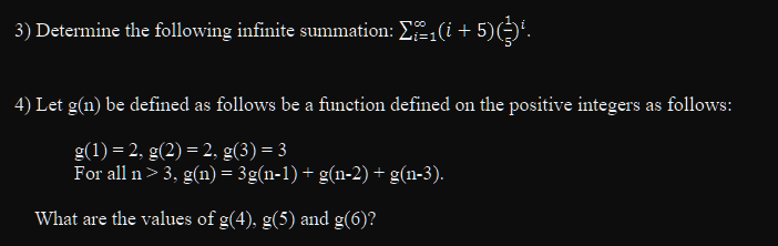 Solved This is for intro to discrete structures covering | Chegg.com