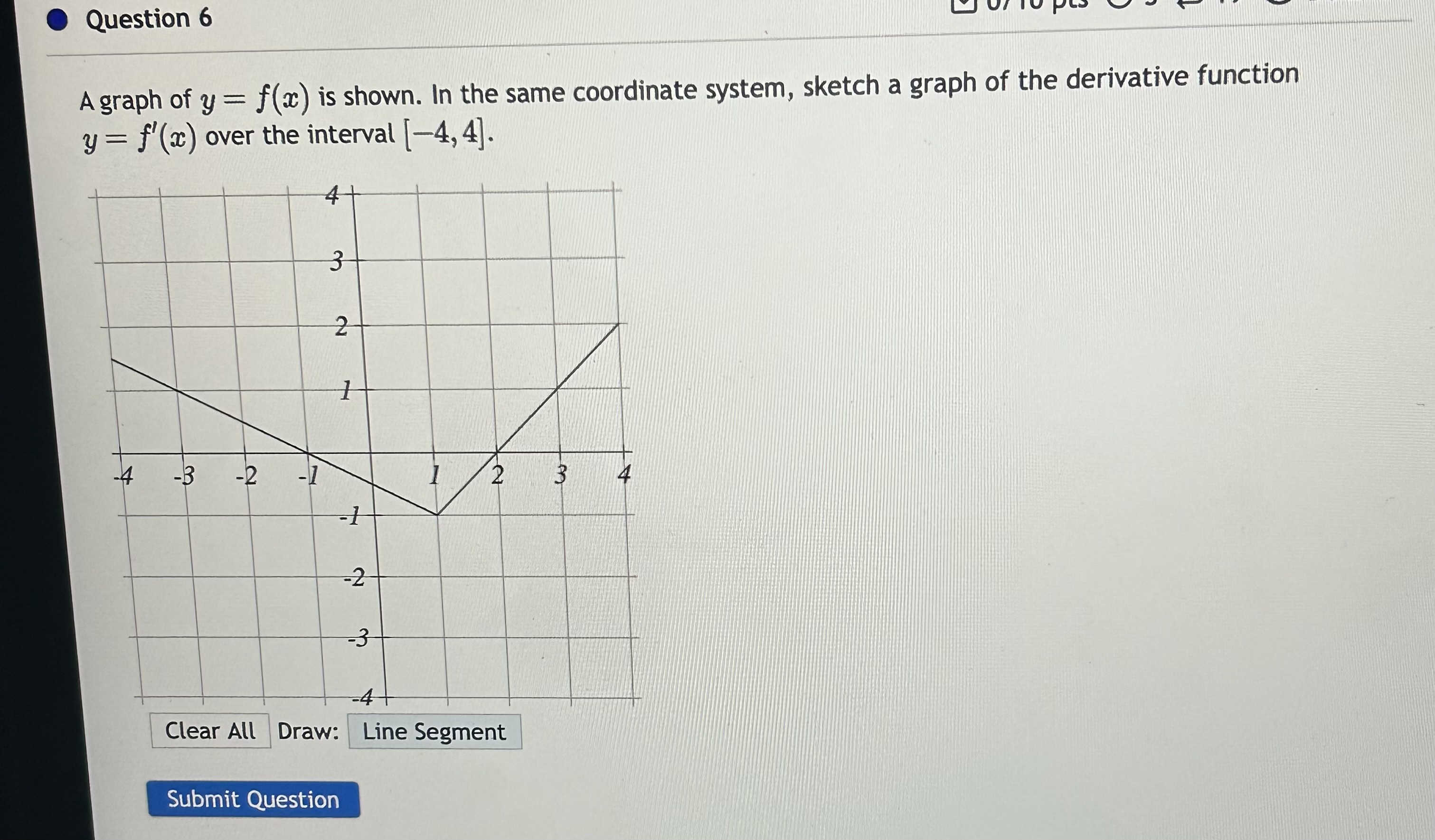 Solved A graph of y=f(x) is shown. In the same coordinate | Chegg.com