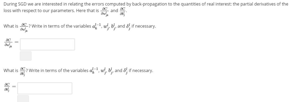 Solved 3 Backpropagation One Key Steps Training Multi Layer Neural Networks Stochastic 9871