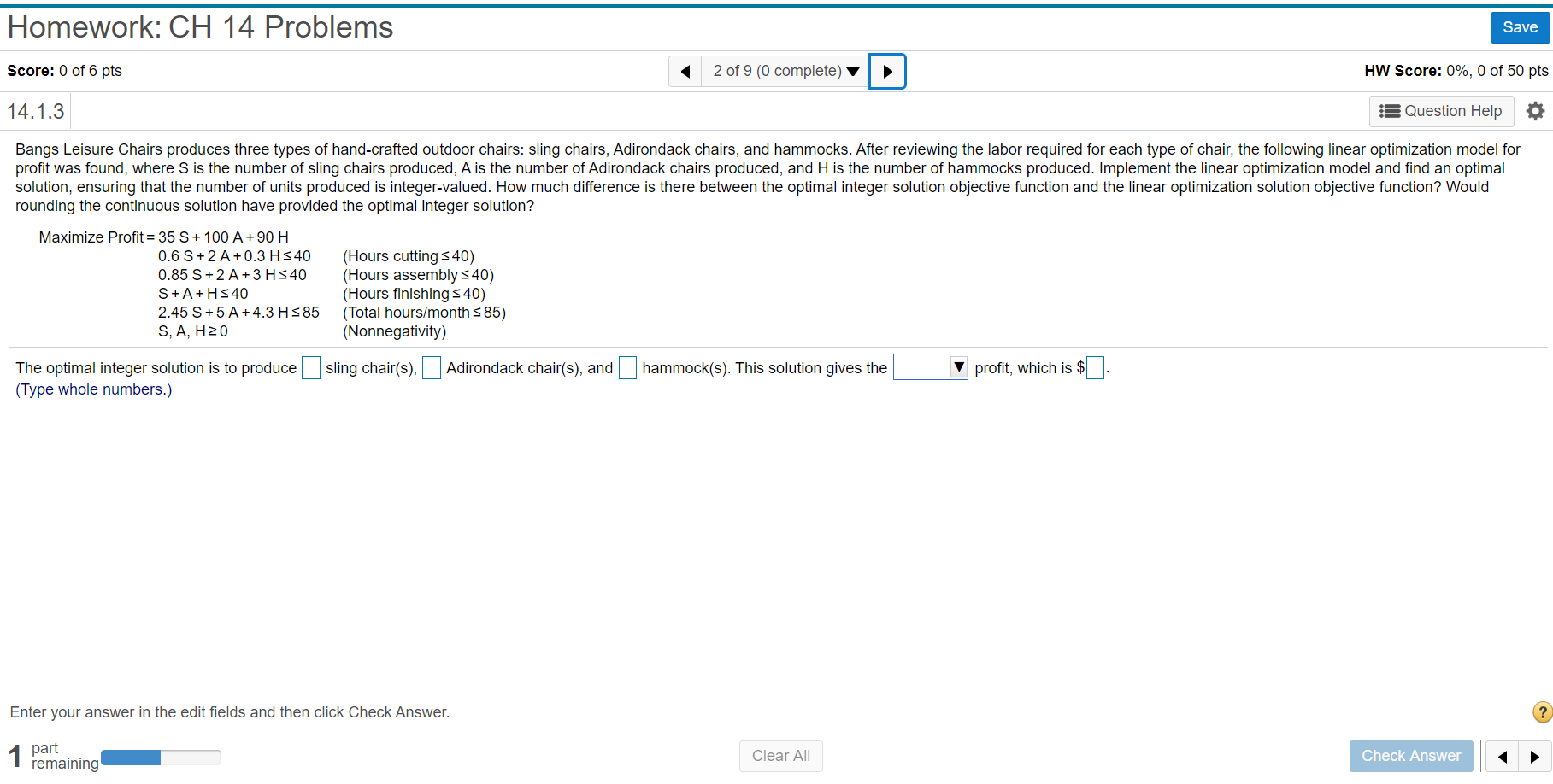 Solved Part 2: The absolute value of the difference between | Chegg.com
